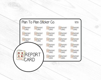 Report Card Stickers, School Year Stickers, School Planner Stickers ...
