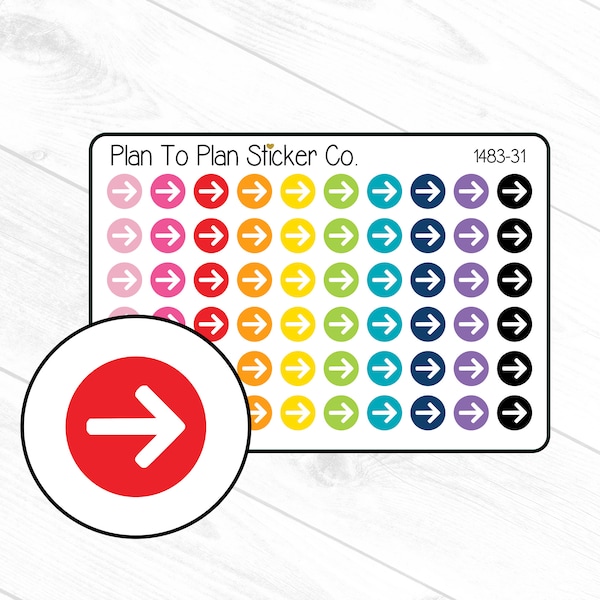 Arrow Stickers - Etsy