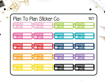 Google Meet Stickers - Etsy