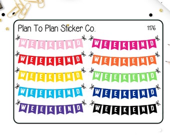 Weekend Banner | Etsy