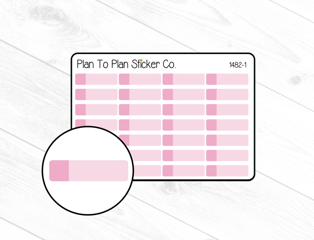 1482-1~~light Pink Labels Planner Stickers. - Etsy