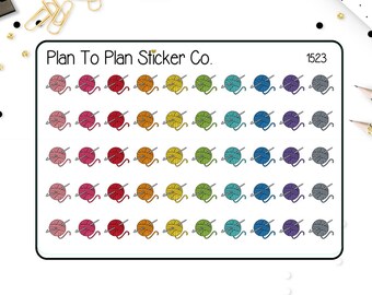 Needle and Thread Planner Stickers Printed Stickers - Etsy