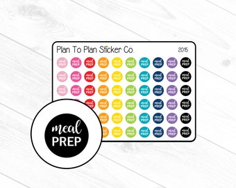 40 Cute Meal Prep/meal Planning/healthy Eating Planner Stickers - Etsy