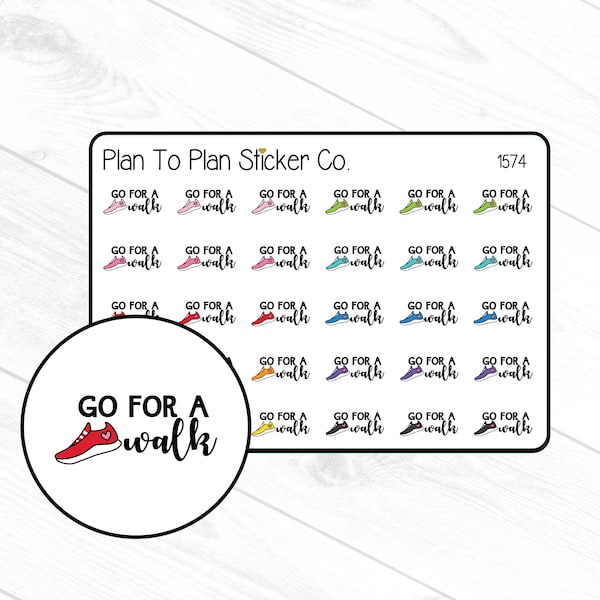 Walk Stickers - Etsy