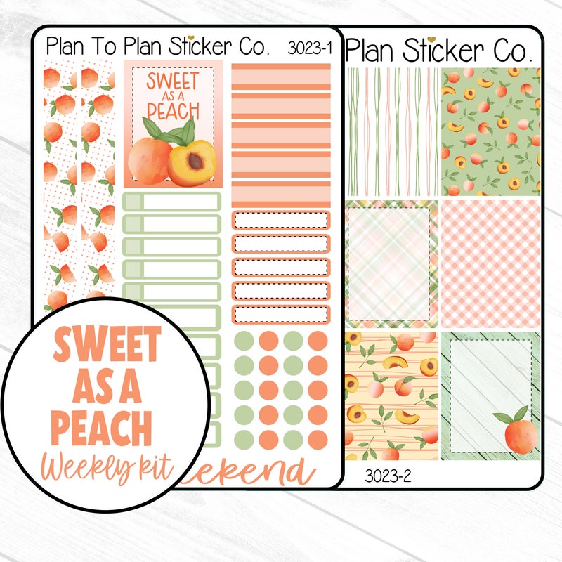 Peach Labels - Etsy