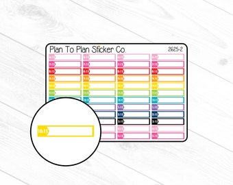 Time Schedule Stickers for Your Vertical Planner. Happy - Etsy