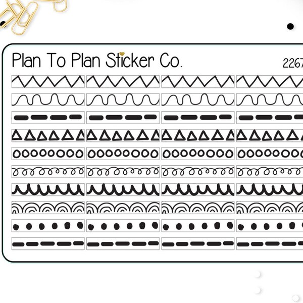 Doodle Dividers - Etsy