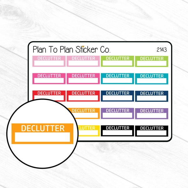 Declutter Planner - Etsy