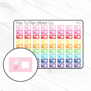 1777~~medication Reminder Trackers Planner Stickers. - Etsy