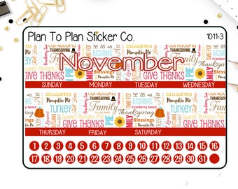 Monthly View Planner | Etsy
