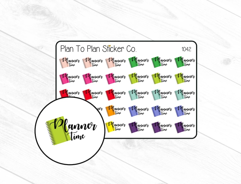 1042~~planner Time Planner Stickers. - Etsy