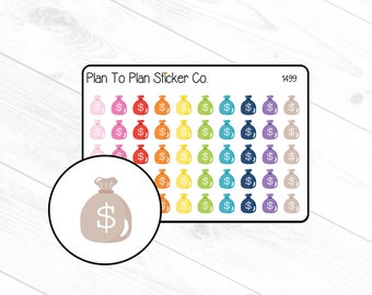 Payday Flag Planner Stickers S053 Payday Stickers for Planner, Journal ...