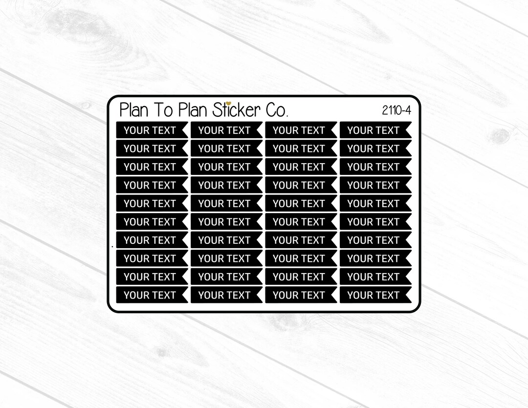 2110-4custom Flags Planner Stickers - Etsy