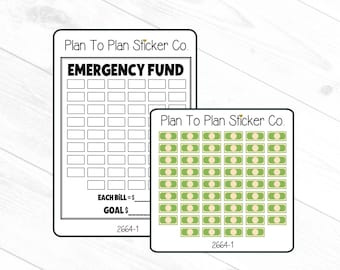2664-7new Home Fund Savings Plan Planner Stickers. - Etsy