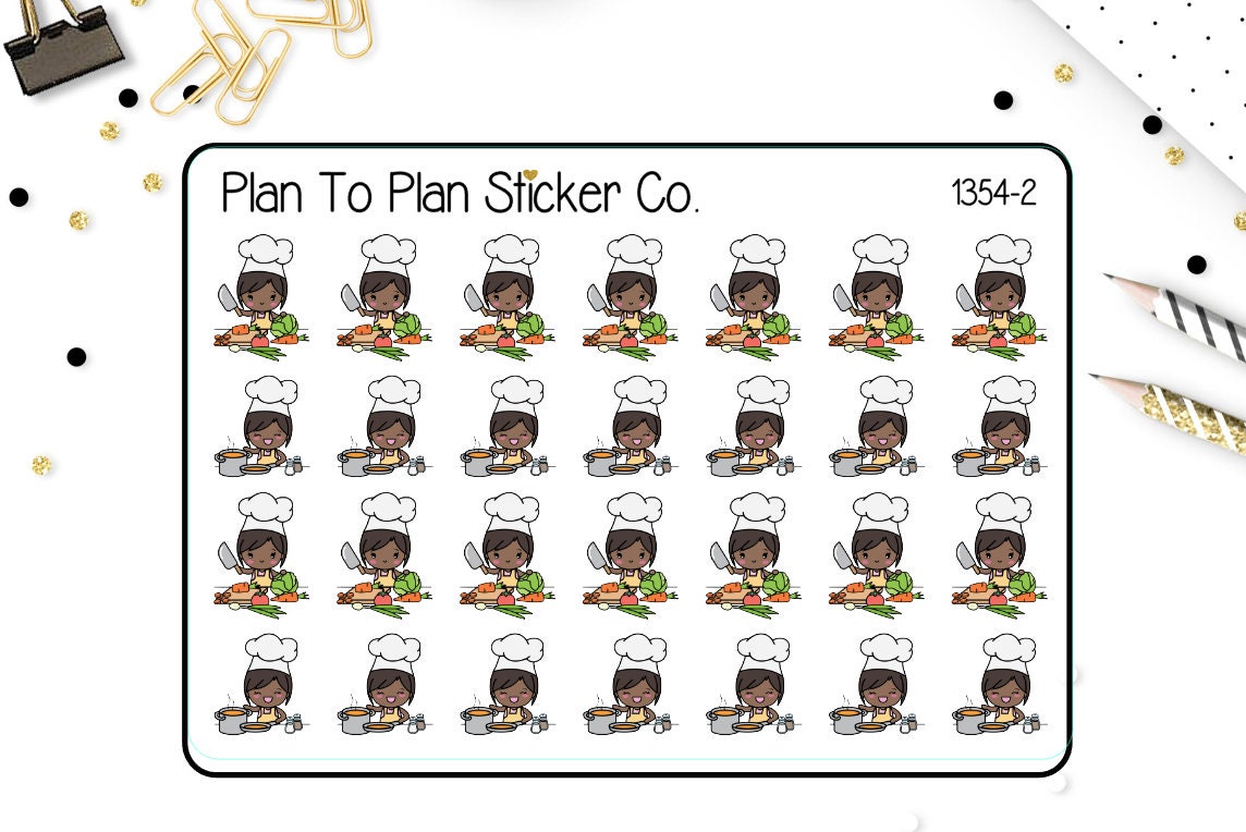 1354cooking Girls Planner Stickers. - Etsy