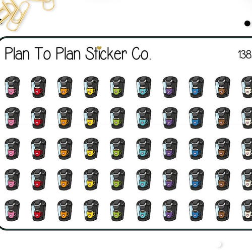 Half Day Planner Stickers Small Flags Erin Condren Life | Etsy