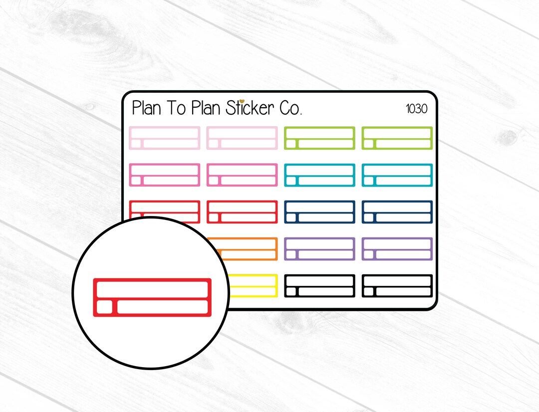 1030~~reminder/task Trackers Planner Stickers. - Etsy