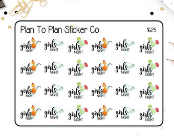 Girls Night Stickers - Etsy