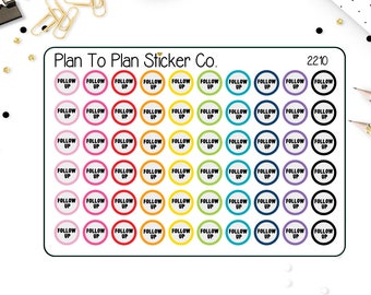Follow up Planner - Etsy
