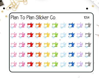 Needle and Thread Planner Stickers Printed Stickers - Etsy