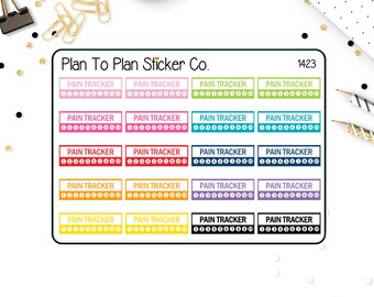Pain Rating Planner Stickers Pain Faces Stickers Pain - Etsy