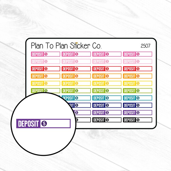 Bank Deposit Tracker - Etsy