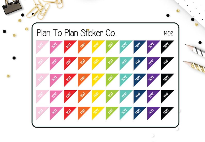 1402custom Word Corner Planner Stickers. - Etsy
