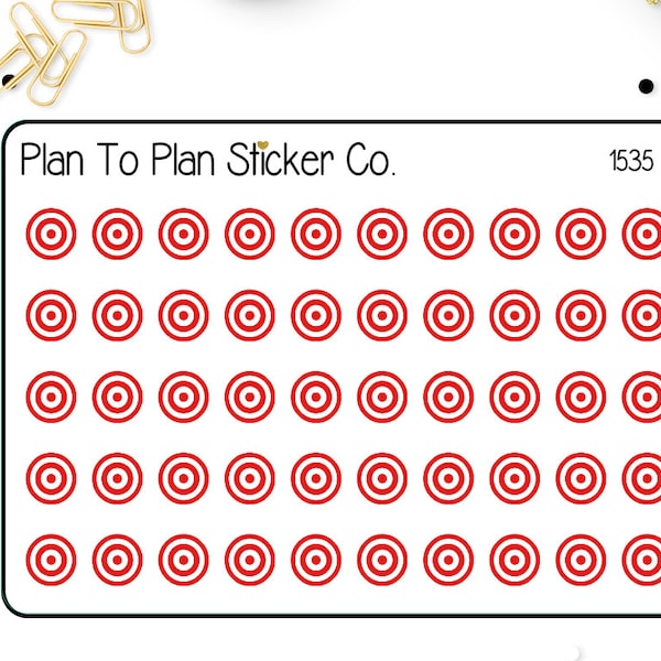 Target Stickers - Etsy