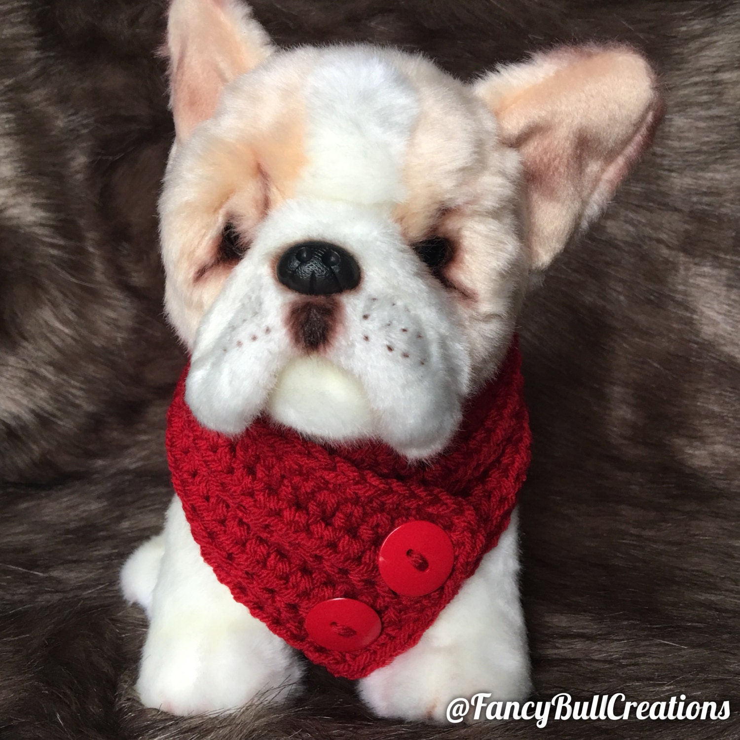 Small Dog Scarf Button Scarf Neck Warmer Cowl Puppy - Etsy