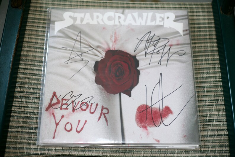 Starcrawler SIGNED Album by Arrow Original Drummer / First Pressing RED ...