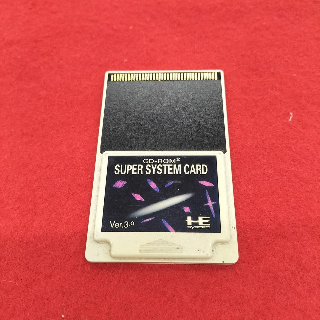 Nec Super System Card Ver.3.0 Pc Engine Turbografx Software - Etsy