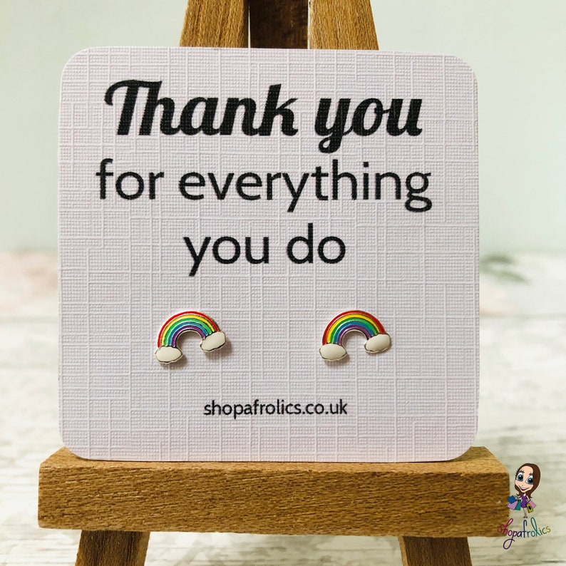 Thank You for Everything Earrings Sterling Silver - Etsy