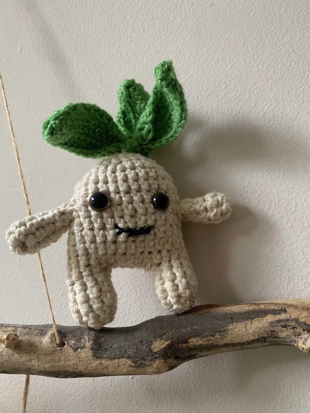 Root Man Plant Buddy Plant Plushie Cottage Core Desk Buddy - Etsy