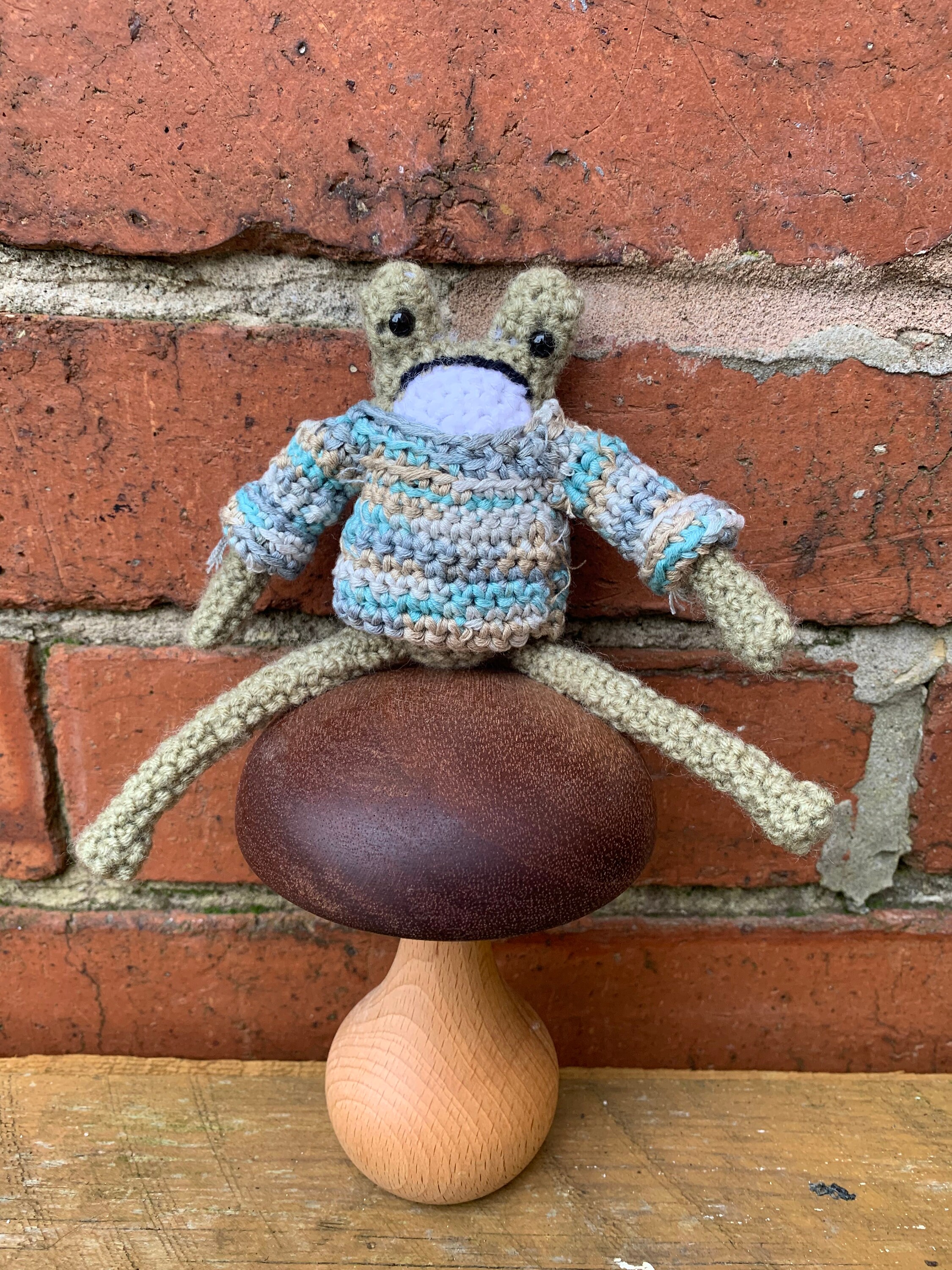 Frog in a Jumper Cottage Core Frogs - Etsy UK