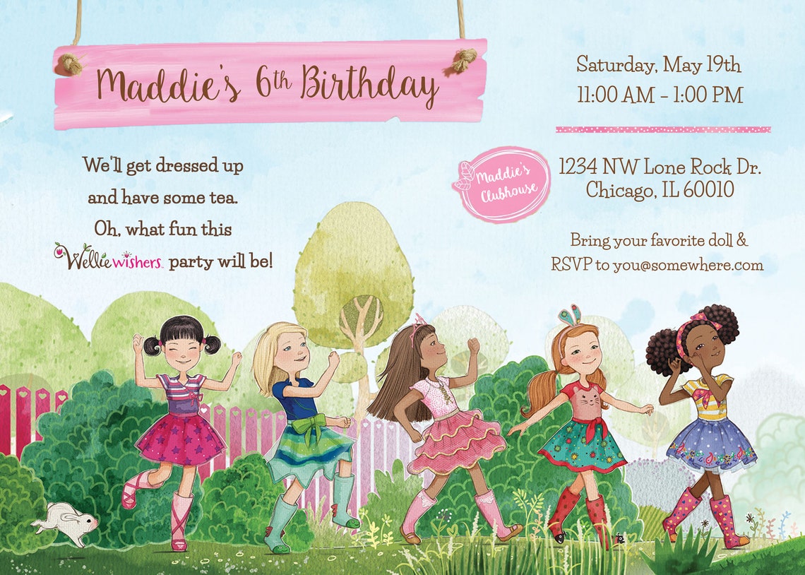 Wellie Wishers Inspired Birthday Party Invitation Digital - Etsy