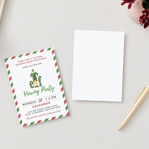 Elf Watch Party Invitation - Etsy