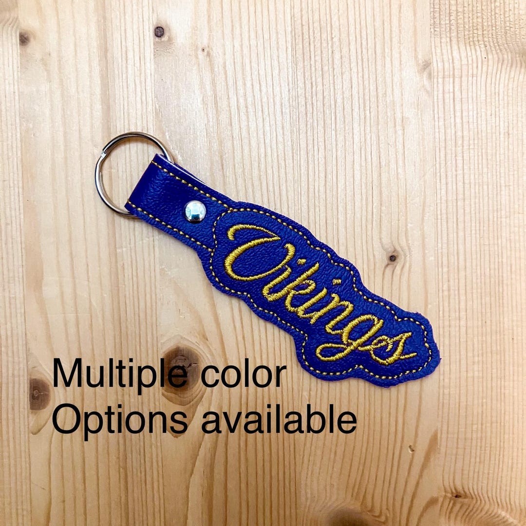 Vikings Key Fob | Viking Key Chain | School Mascot | School Spirit ...
