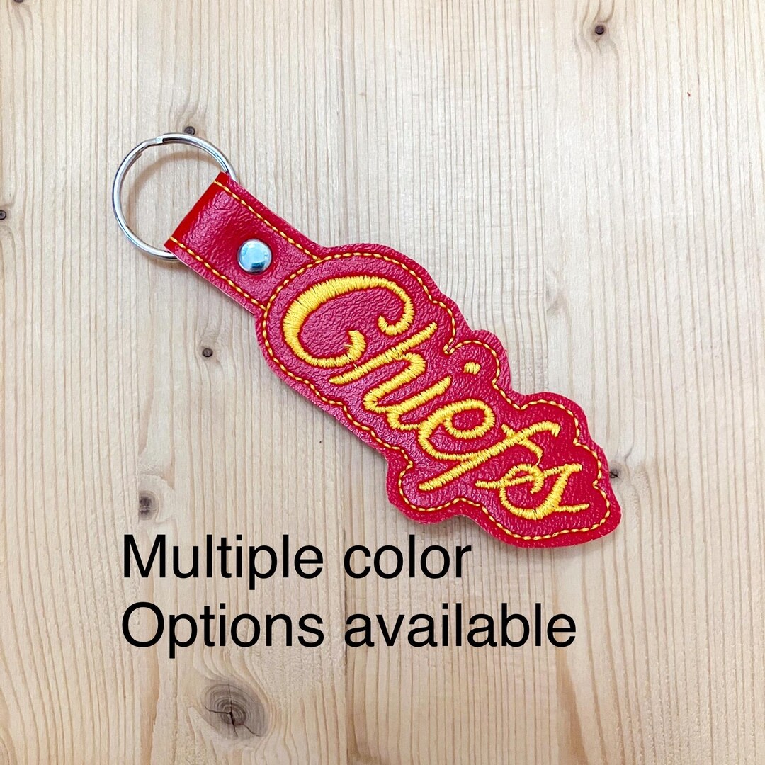 Chiefs Key Fob | Chief Key Chain | School Mascot | School Spirit ...