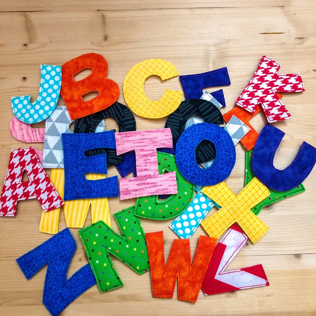 Single Felt Letter Magnets | Individual Fabric Refrigerator Alphabet ...
