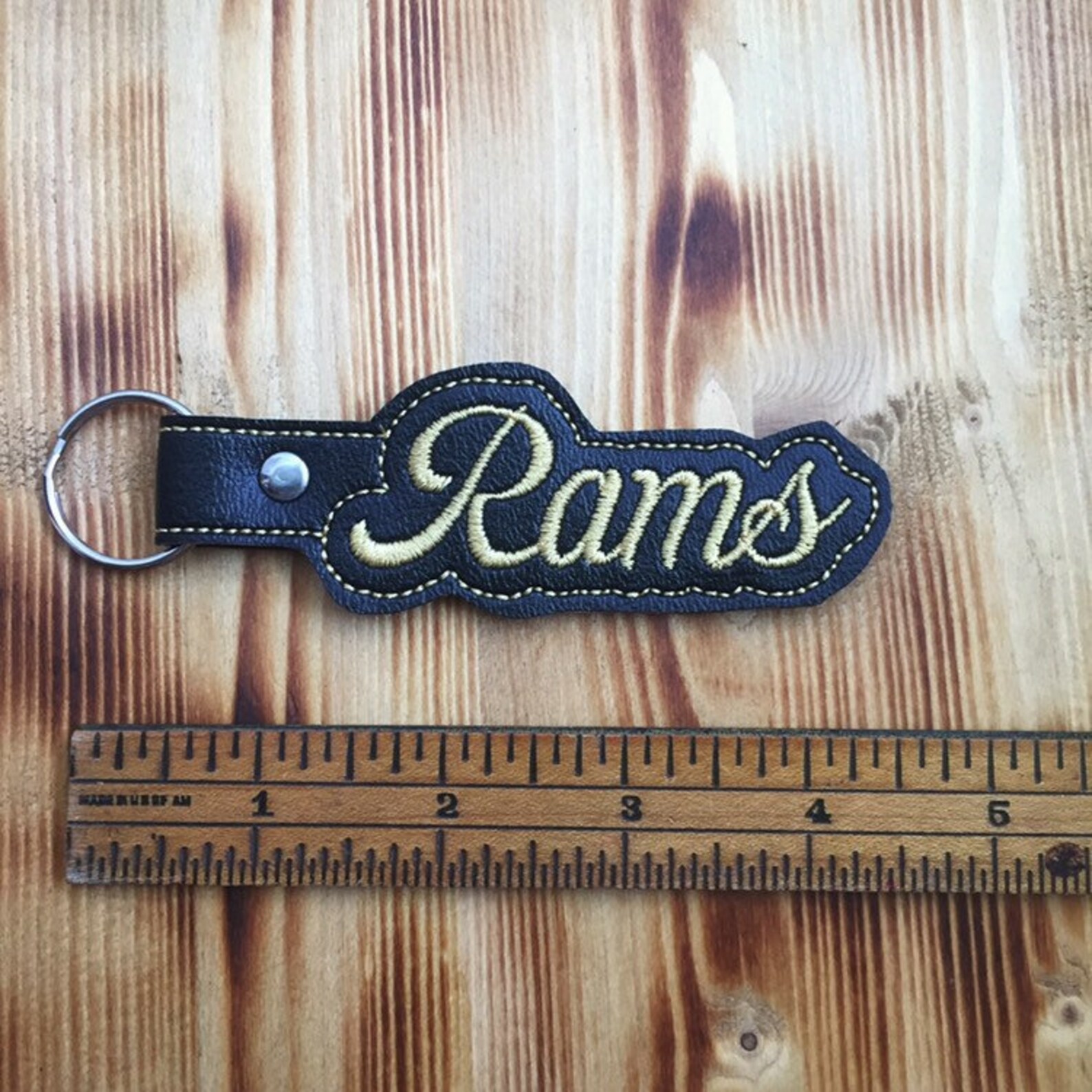 Rams Key Fob Ram Key Chain School Mascot School Spirit - Etsy