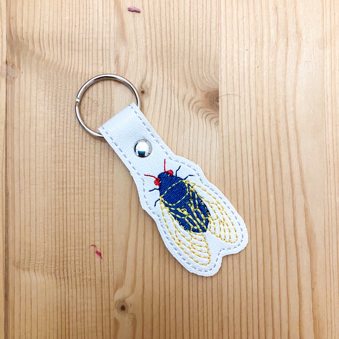 Cicada Key Fob | Bug Key Chain | Insect Party Favor | Locust Accessory ...