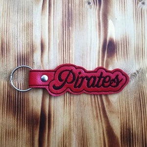 Pirates Key Fob | Pirate Key Chain | School Mascot | School Spirit ...