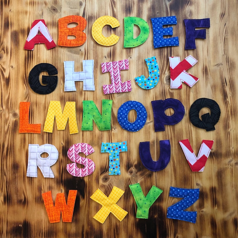 Abc Letter Magnets - Etsy