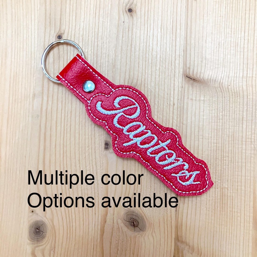 Raptors Key Fob | Raptor Key Chain | School Mascot | School Spirit ...