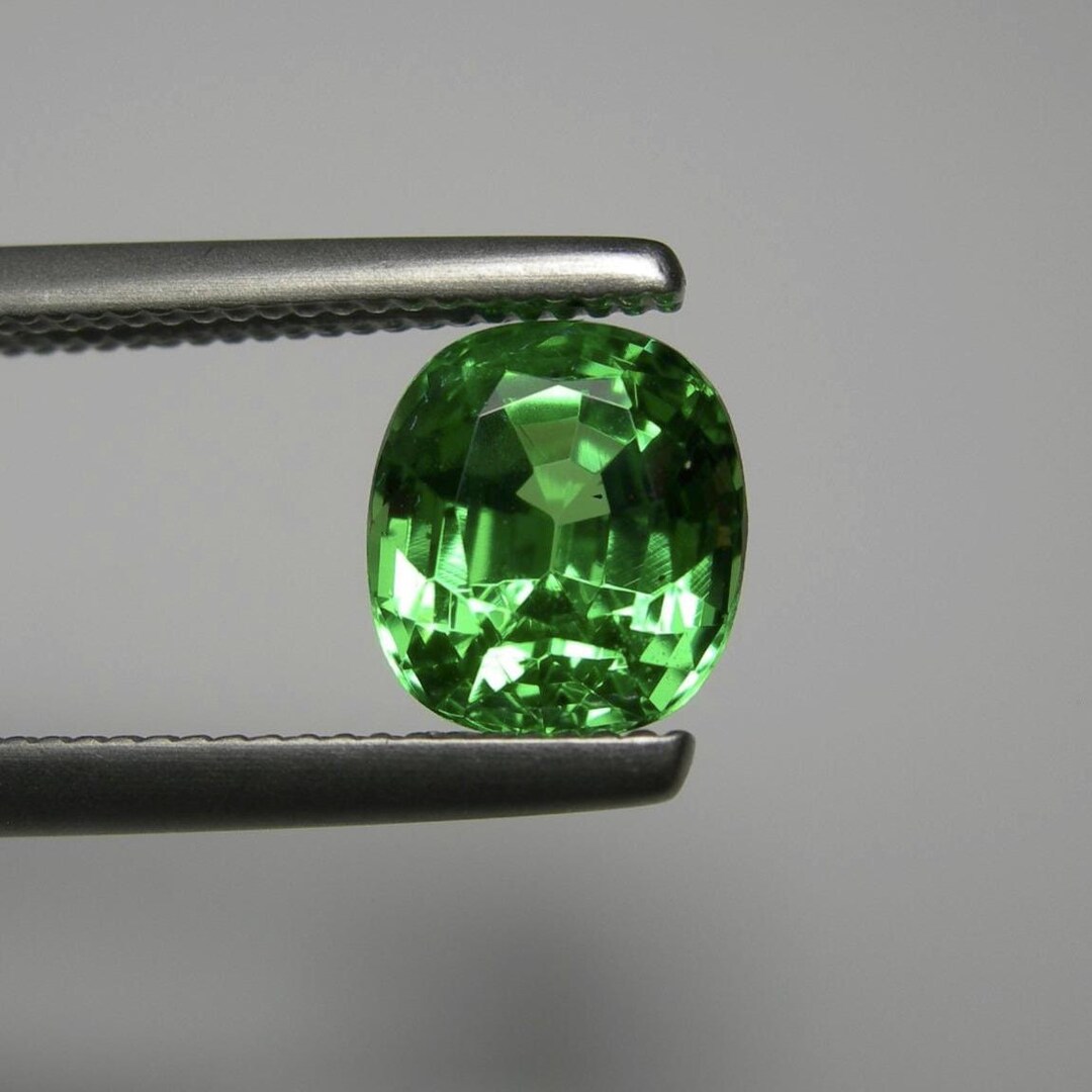 GIA 1.82ct TSAVORITE GARNET Gem Natural Green Grossular Gemstone Tsavo ...