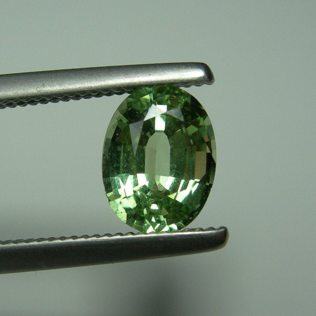 1.44ct Rare Green Grossular Garnet Gem FLUORESCENT Natural Untreated ...