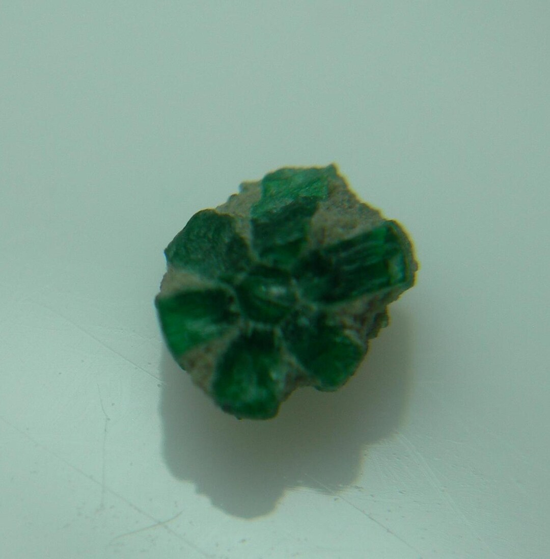 Rare Reverse TRAPICHE EMERALD Crystal Muso Mine Chivor Colombiai Type ...