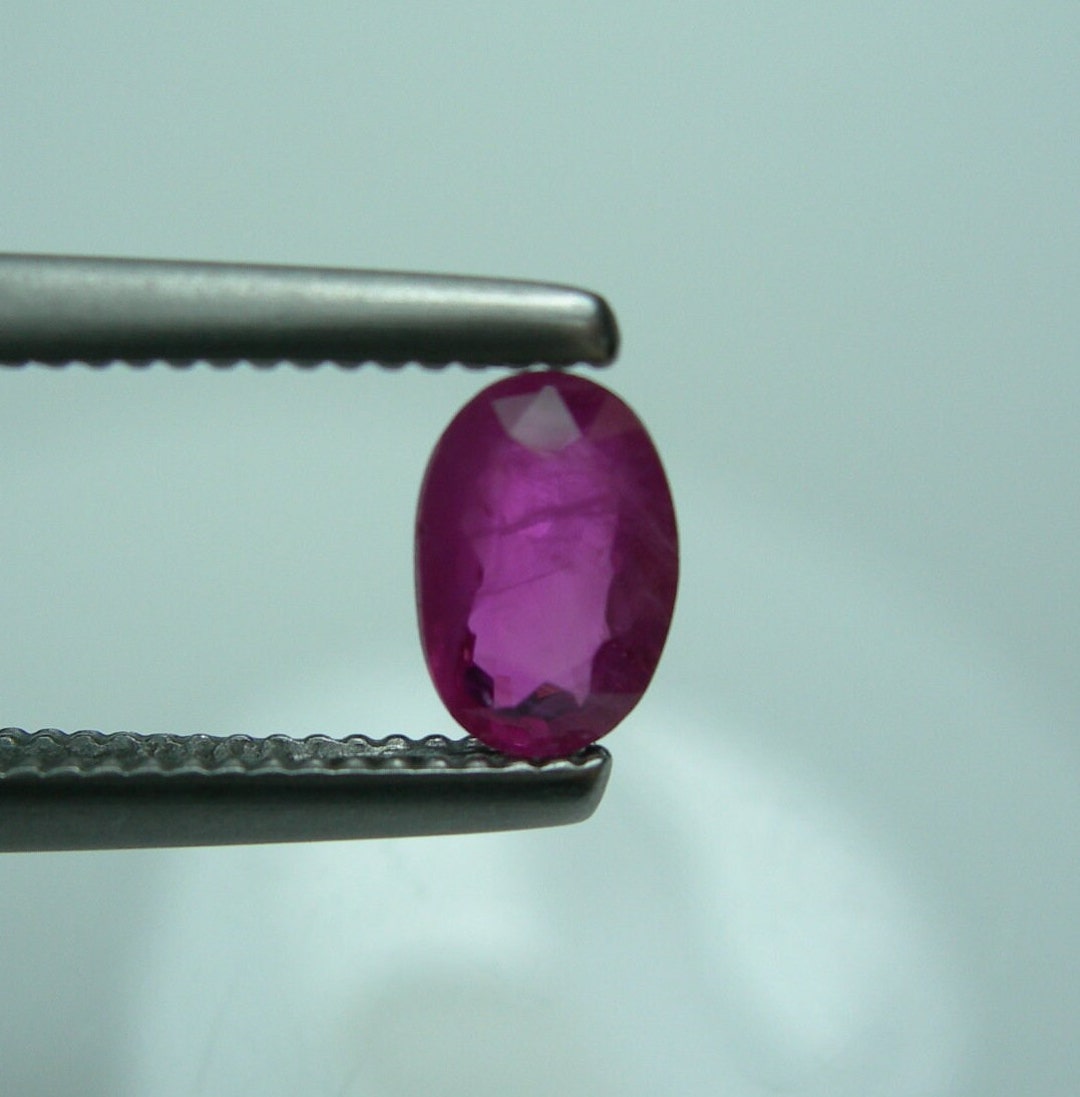 0.42ct Rare BURMESE RUBY Gem Mogok Burma Loose Ruby Fluorescent AIG ...