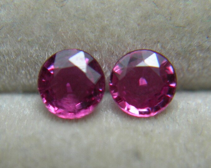 2 Rare Antique Natural Red RUBY Gemstones Genuine Loose Gems Ruby ...