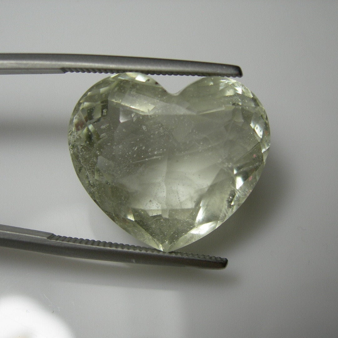 24.19ct Rare Fancy Beryl Gem Madagascar Pale Greenish Yellow Fancy ...